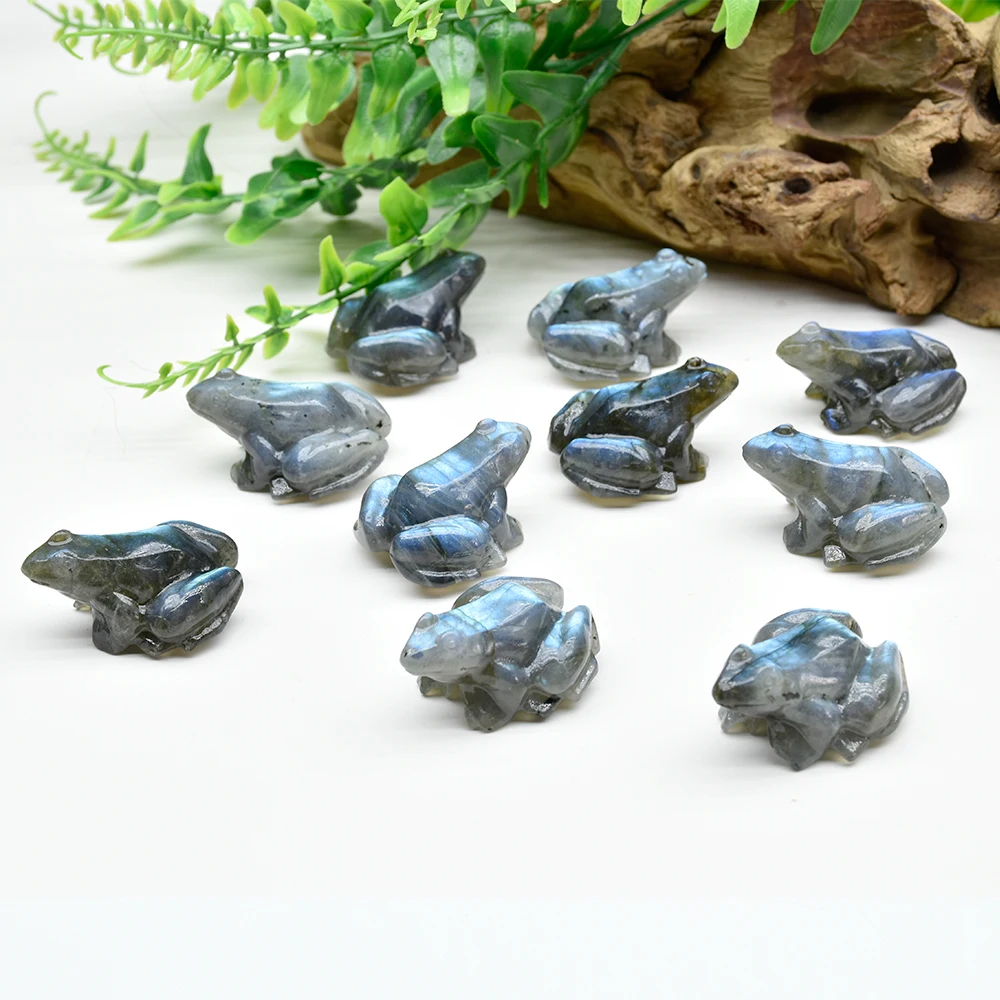 1PCS-Frog-Statue-Natural-Stones-Room-Ornament-Hand-Carved-Reiki ...
