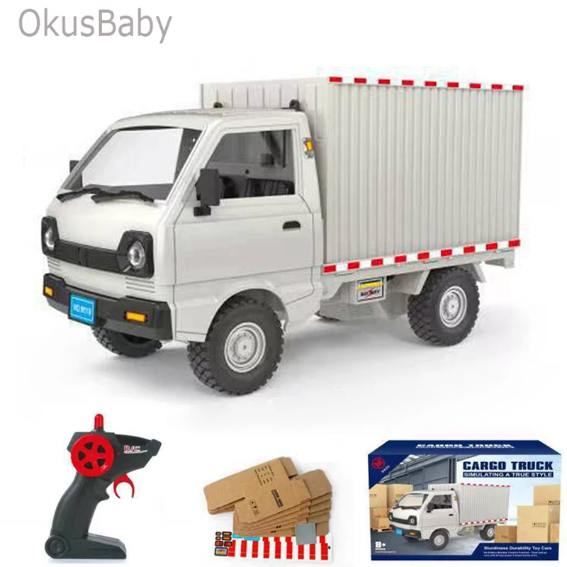 2-4G-Remote-Control-4-channels-Minivan-Micro-Card-Box-Cargo-Truck ...