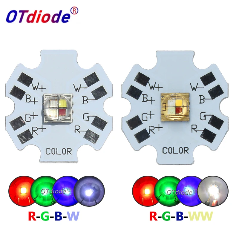 5PCS-10W-12W-LED-5050-L2-XLM-RGBW-RGB-White-RGB-Warm-White-Color-High ...