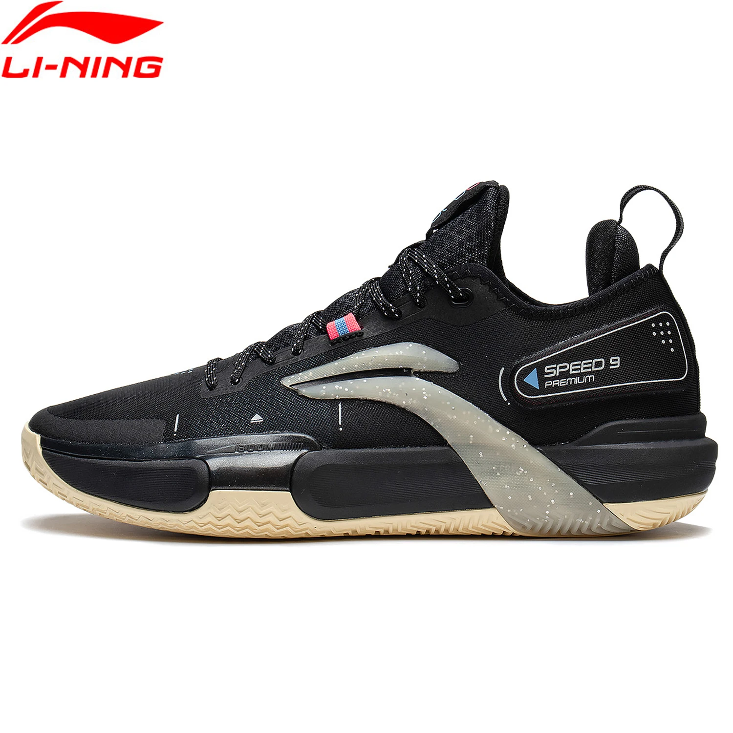 Li-ning-tênis de basquete profissional para homens, sapatos almofada de ...
