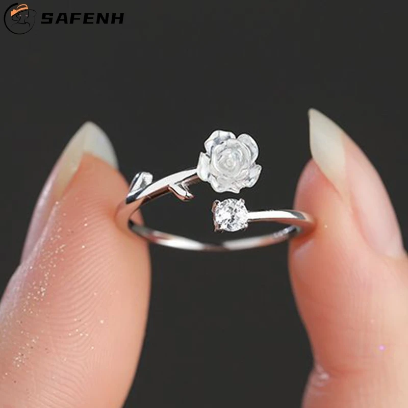 Vintage-Rose-Flower-Rings-For-Women-Korean-Style-Opening-Adjustable-Fashion-Finger-Ring-Bride ...