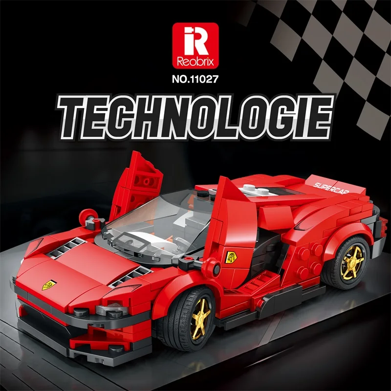 Reobrix-306-Pcs-Technical-Building-Block-1-24-Supercar-Daytona-SP3 ...