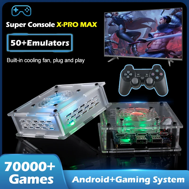 Retro-WiFi-X-Pro-Max-Video-game-console-4K-HD-Output-S905X-CPU-Dual ...