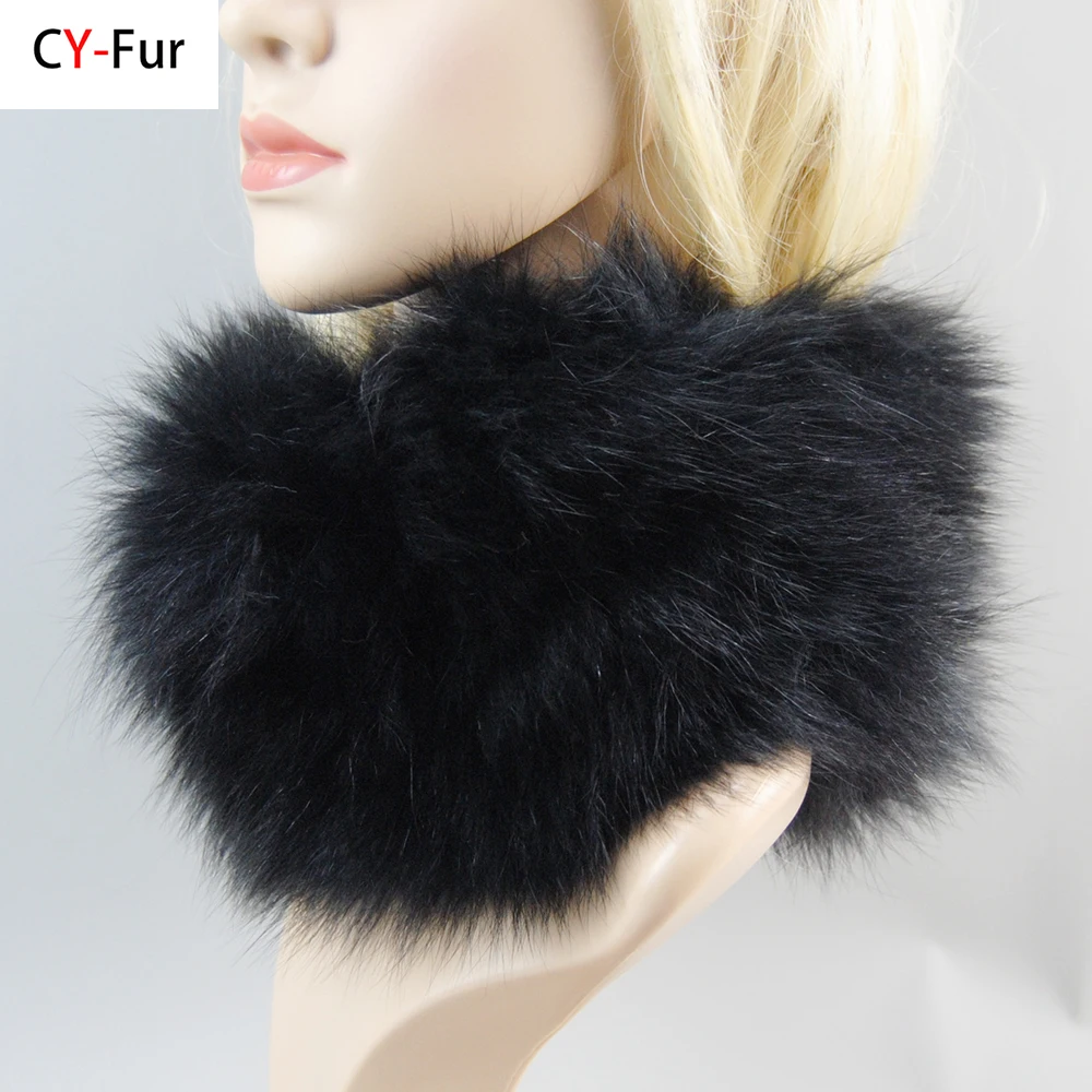 Autumn Winter Lady Real Fox Fur Scarf Women Soft Warm Real Fox Fur ...