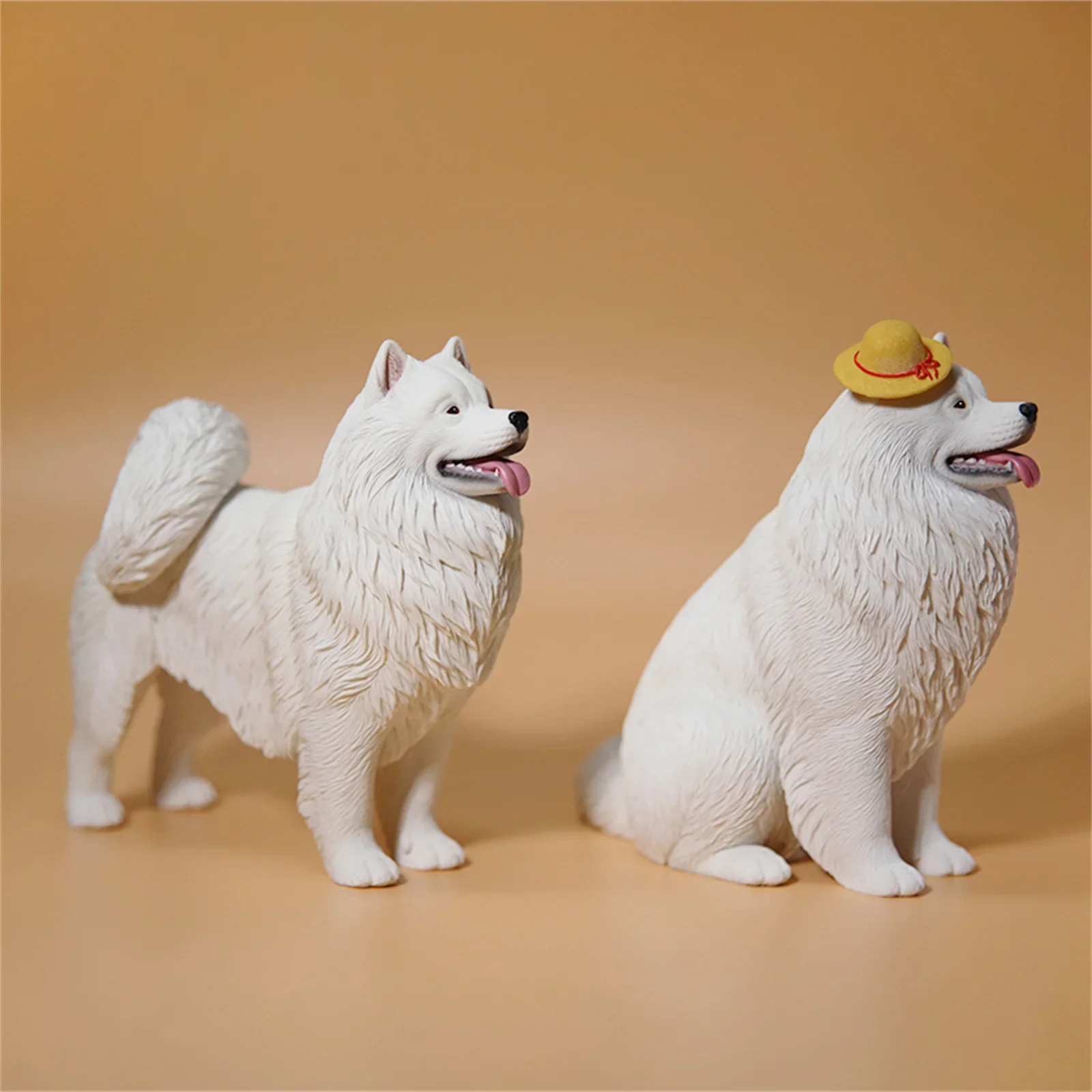 JXK-Studio-1-6-Scale-Samoyed-Model-Animal-Pet-Collector-Realistic-Scene ...