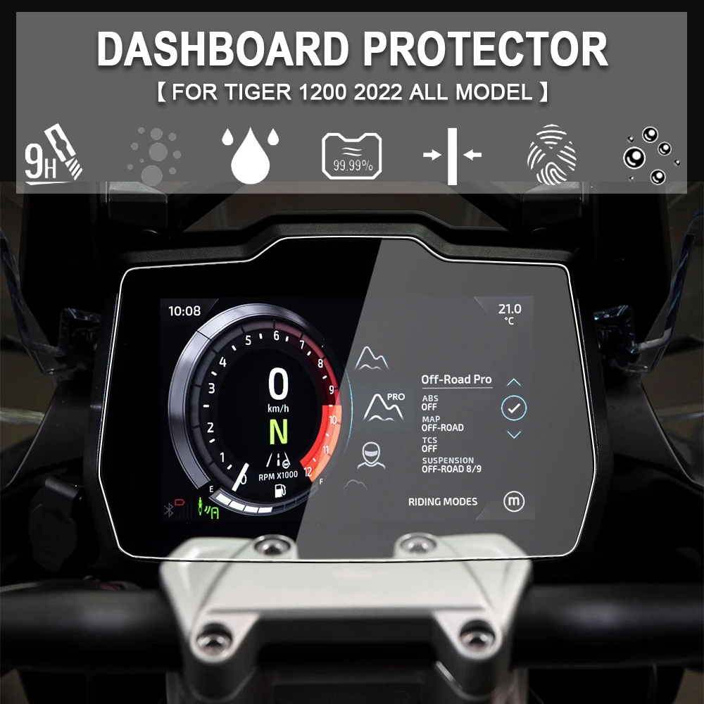 For Tiger1200 Tiger 1200 GT 2022 New Motorcycle Accessories Cluster Screen Scratch Protection ...