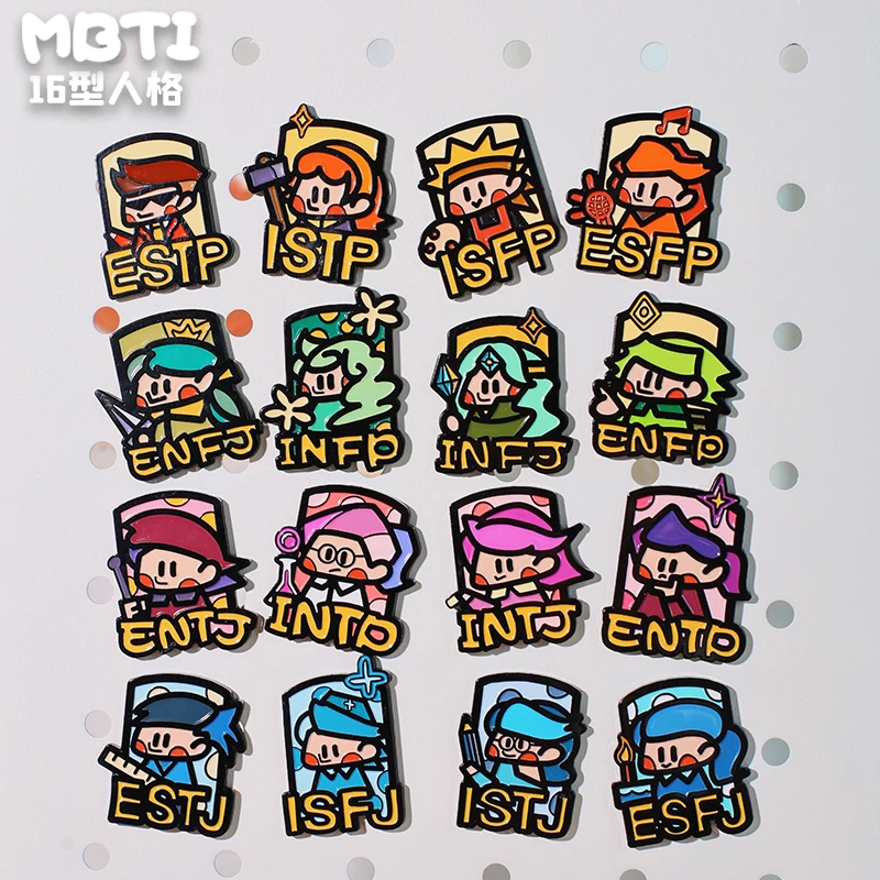 Stickers MBTI: The Ultimate Guide to 16 Personality Type Pins for Daily ...