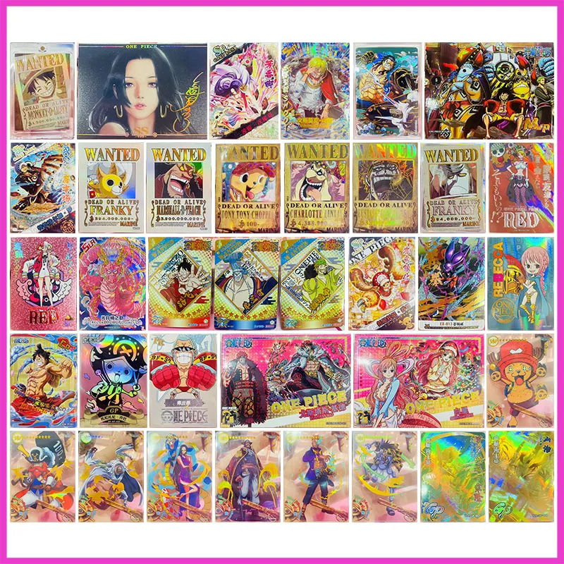 Anime ONE PIECE Rare SS SP SSP MVP RED Collectible Cards Luffy Hancock ...
