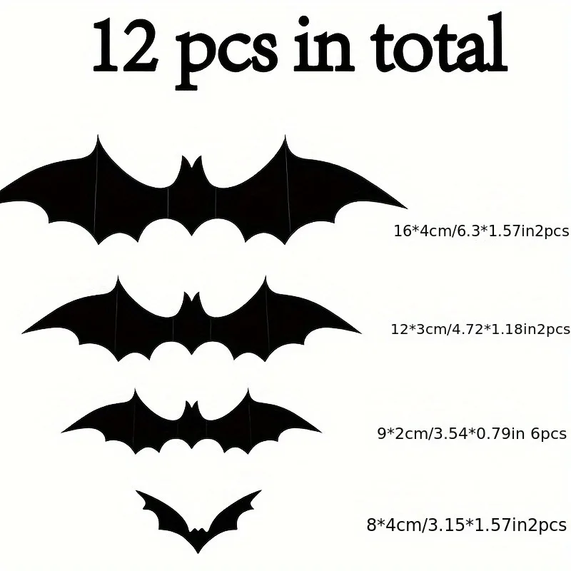 Black Bat Wall Stickers Set – Live In Style Co.