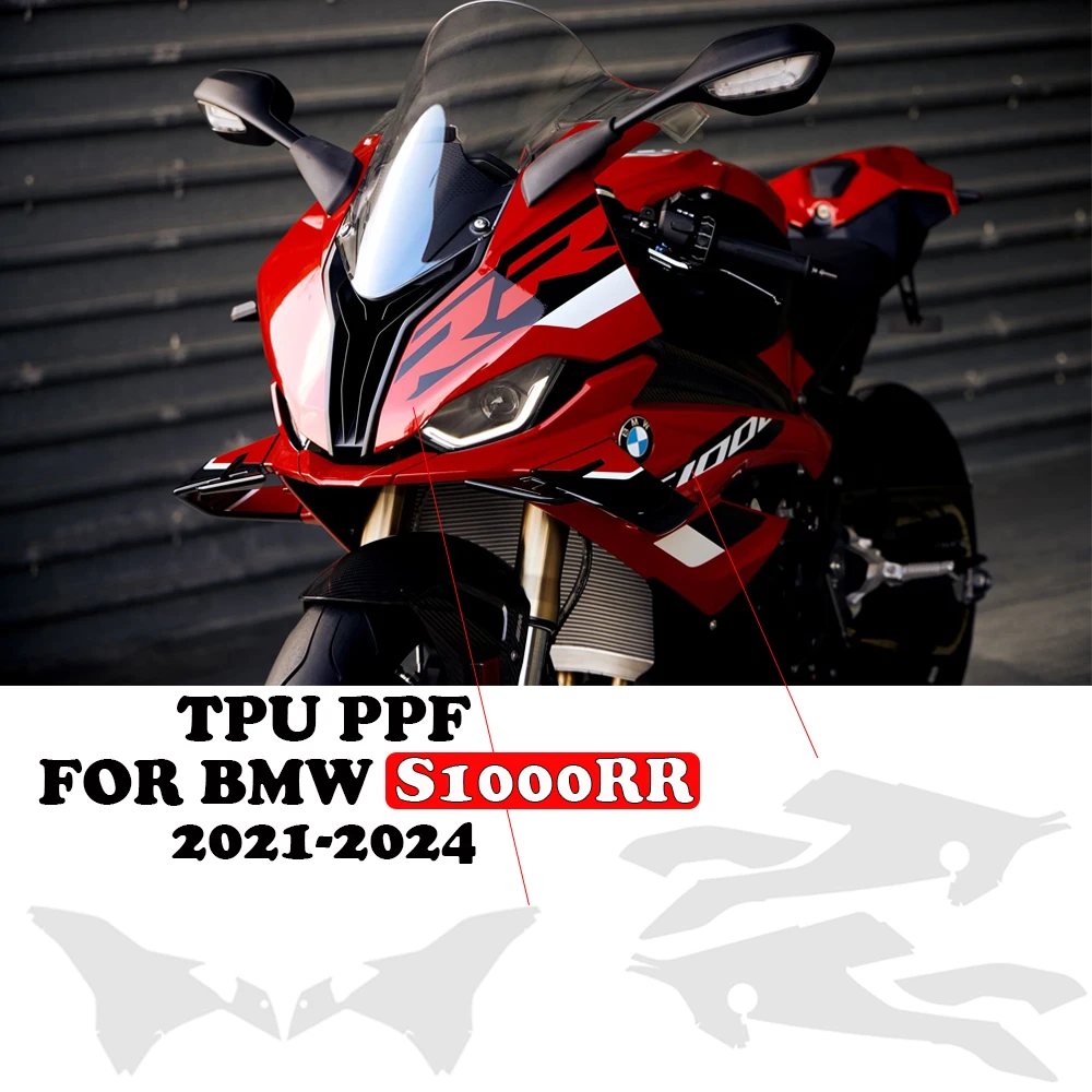 2022 S1000RR Motorcycle Invisible Protective Film For BMW S1000 RR S ...