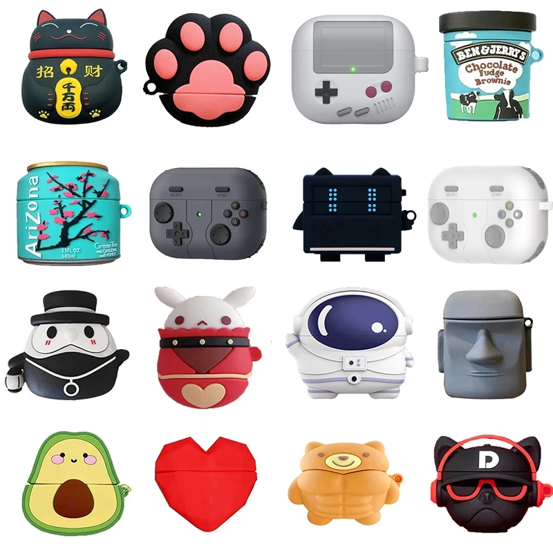 3D-Luminous-Beak-Doctor-Earphone-Case-For-Airpods-Pro-2-Cute-Cartoon ...
