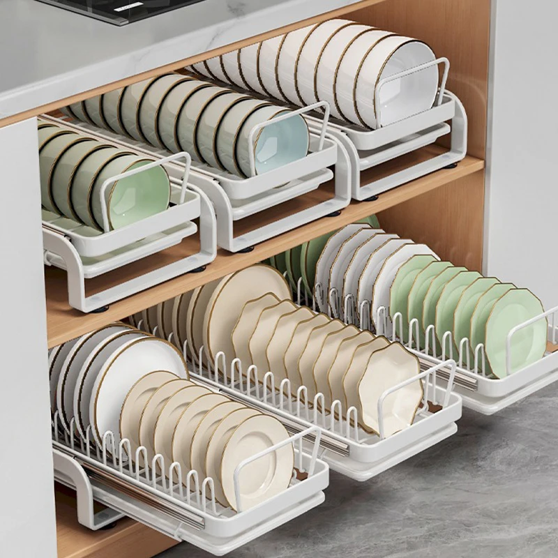 Escurridor De Platos Extra Ble Para Cocina Estante De Secado De Cajones