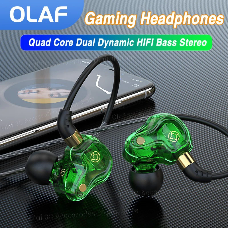 OLAF-HiFi-Gaming-Headphones-Wired-Earphones-Handsfree-Bass-Stereo ...