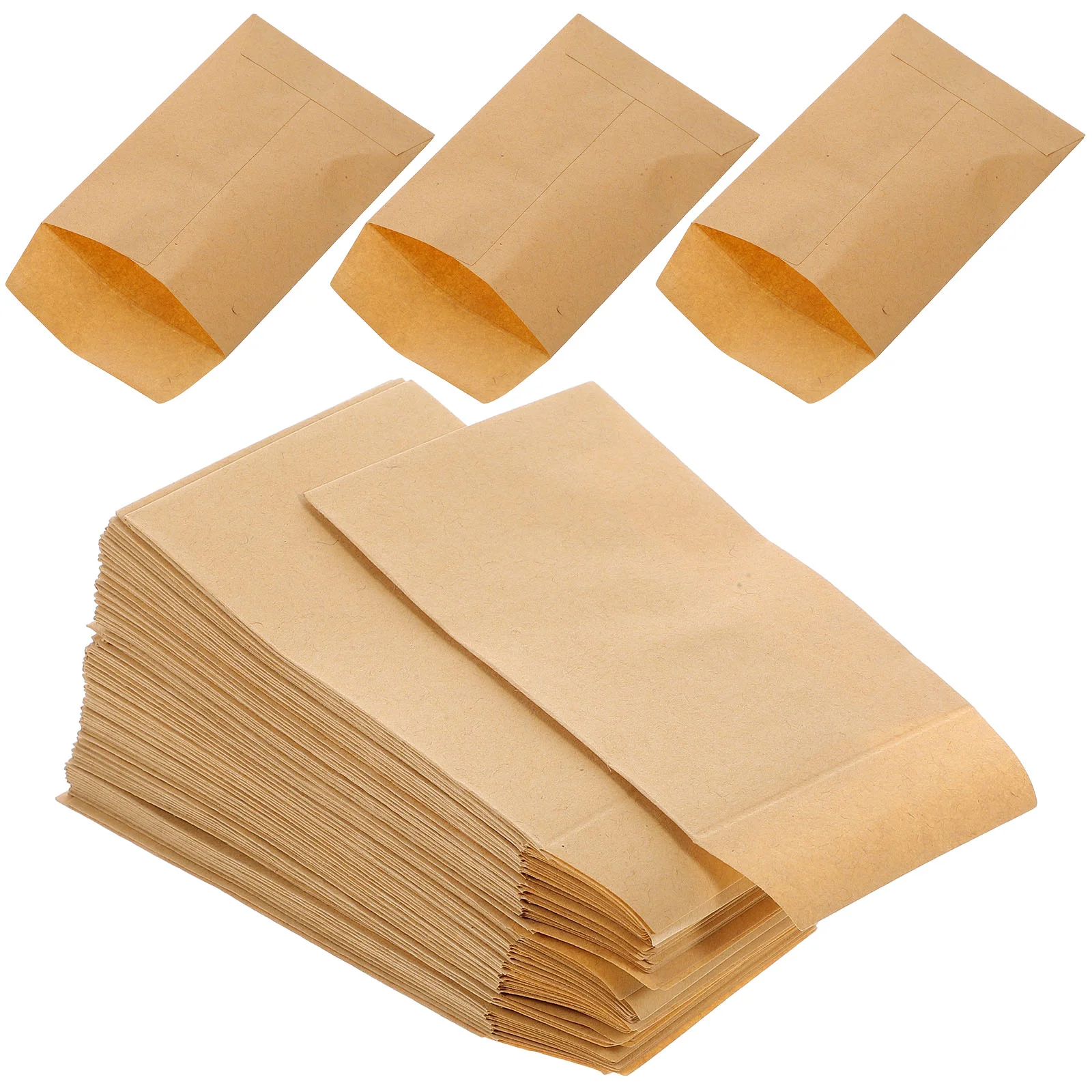 100Pc-Kraft-Paper-Envelope-Money-Saving-Envelopes-Classical-Blank-Mini ...