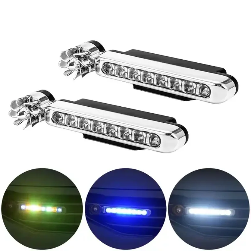 8-LED-Wind-Powered-Daytime-Running-Light-Car-Network-Warning-Strobe ...