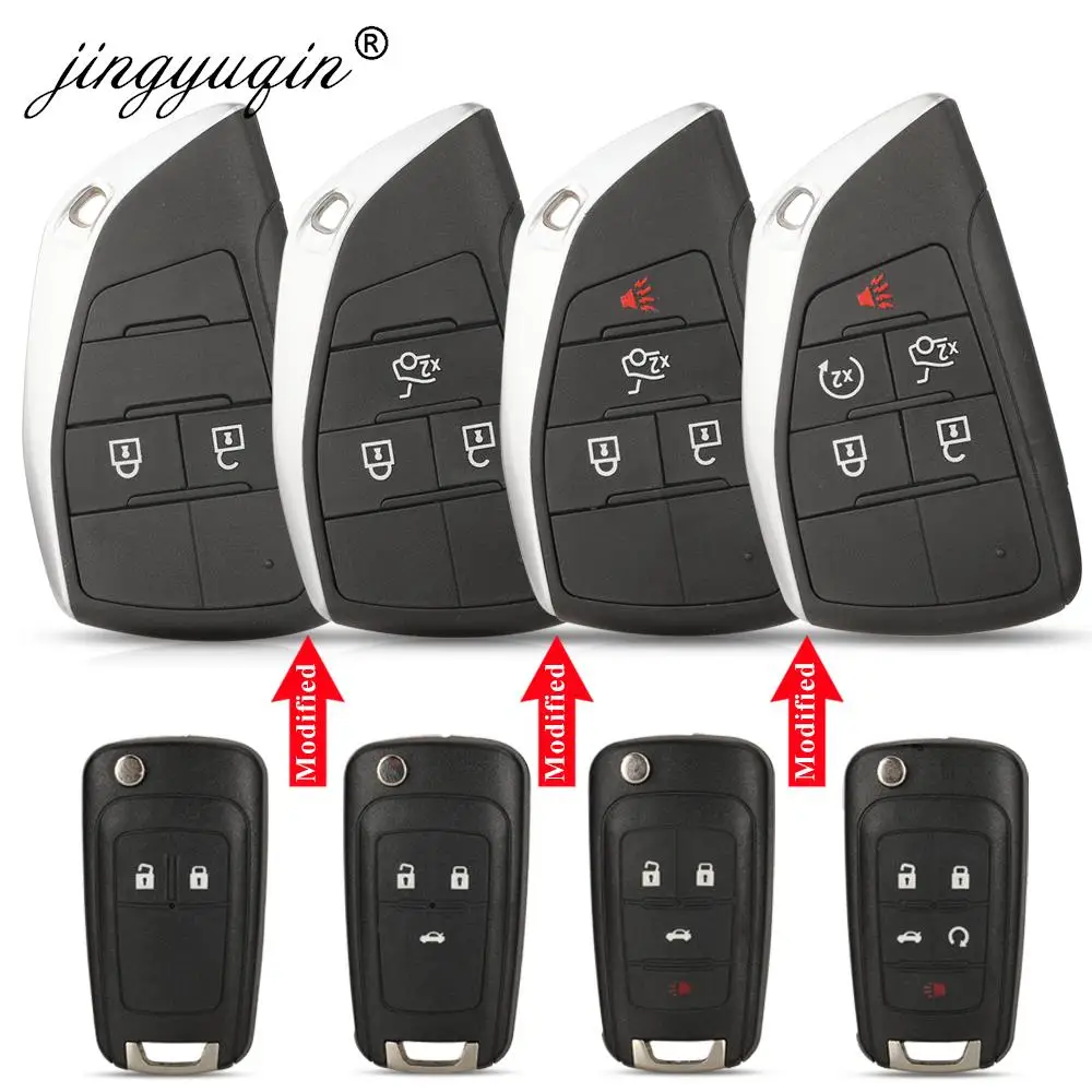 jingyuqin-Modified-Flip-Remote-Car-Key-Shell-Case-for-Vauxhall-Opel ...