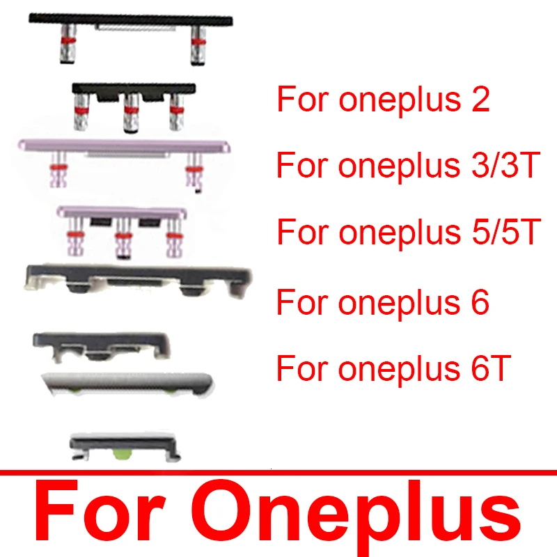 1 Set Volume+power Buttons Mute Side Keys For Oneplus One Plus 1+ 2 3 ...