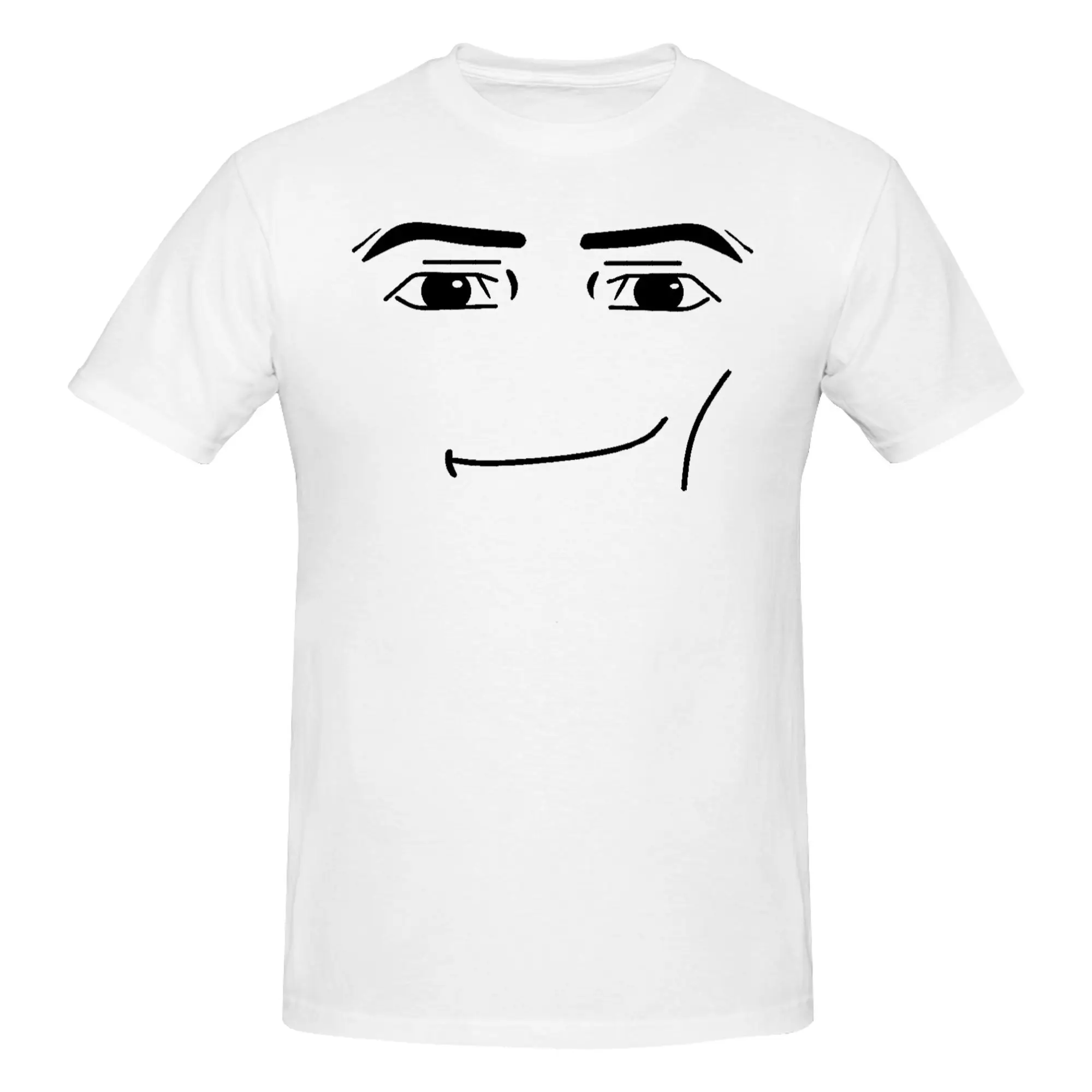 Camiseta-divertida-de-Anime-Robot-Robloxs-Face-para-hombres-y-mujeres ...