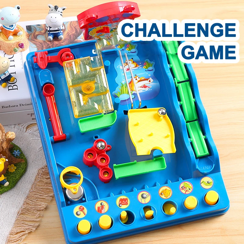 Children Intellectual Water Park Ball Maze Screwball Scramble Toy - Vibaxa