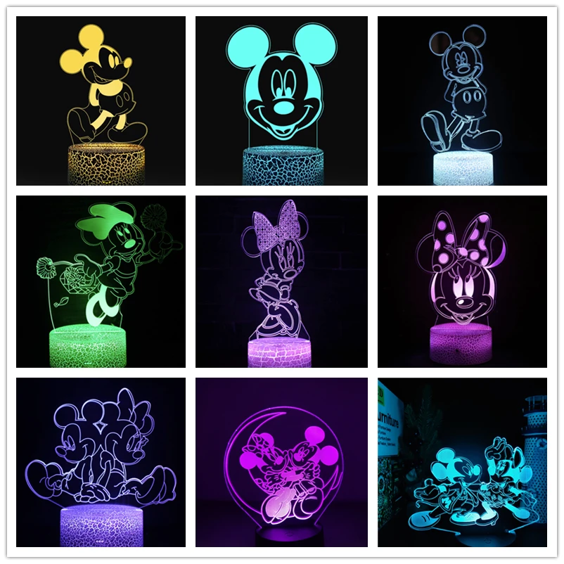 Disney-Mickey-Minnie-Mouse-3D-Night-Light-Anime-Cartoon-LED-Lamp-7 ...