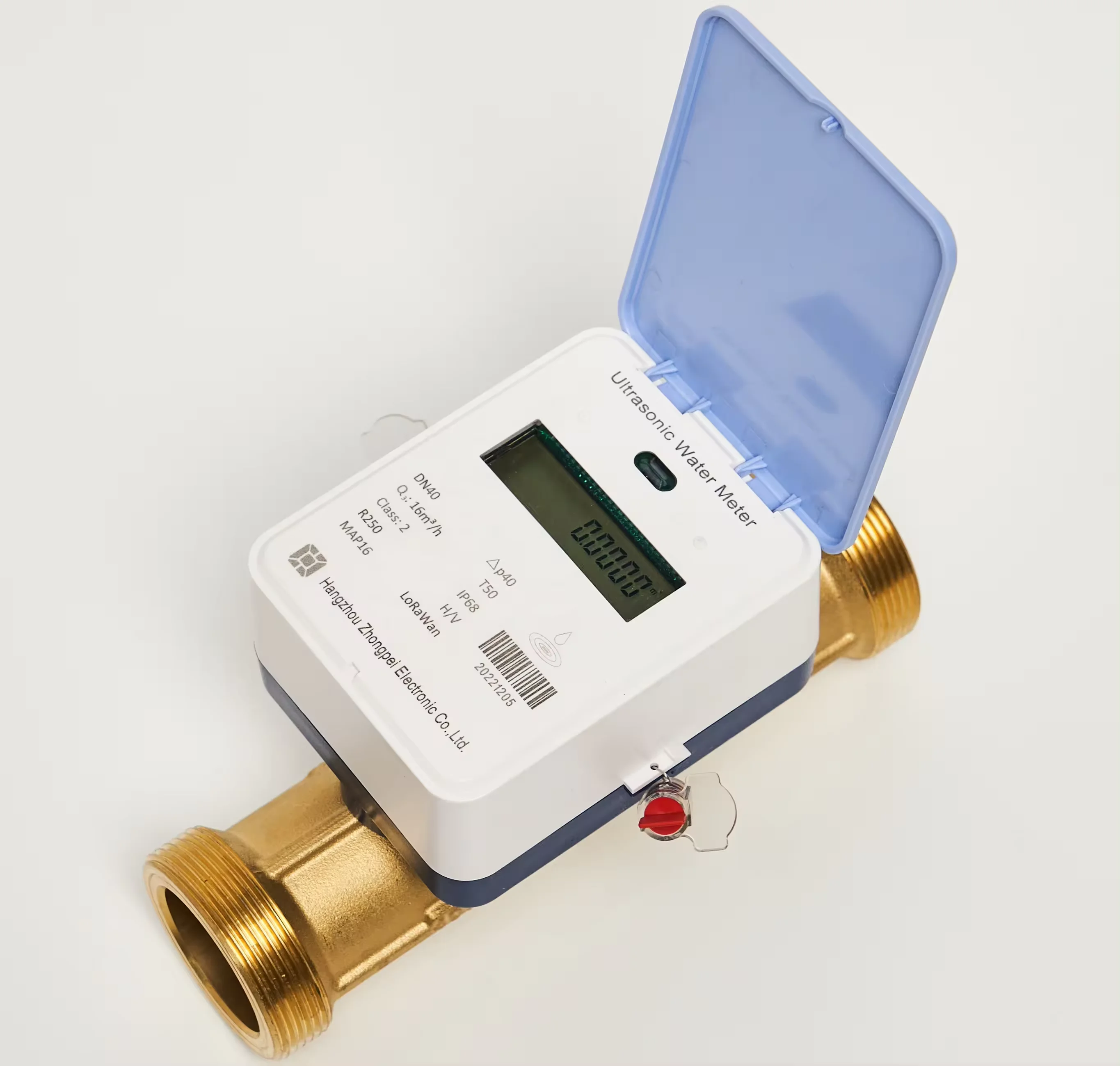 Water Flowmeter NB-IOT Smart Lorawan Sensor Ultrasonic Water Meter ...