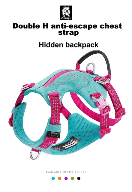 Licou Pour Chien No Escape Dog Harness Tuff Pupper Escape Proof | 5 ...