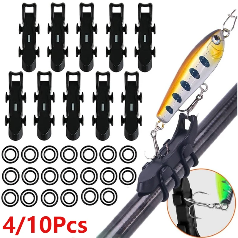 4/10Pcs Magnetic Lure Hooker Fishing Pole Hook Keeper for Fishing Rod ...