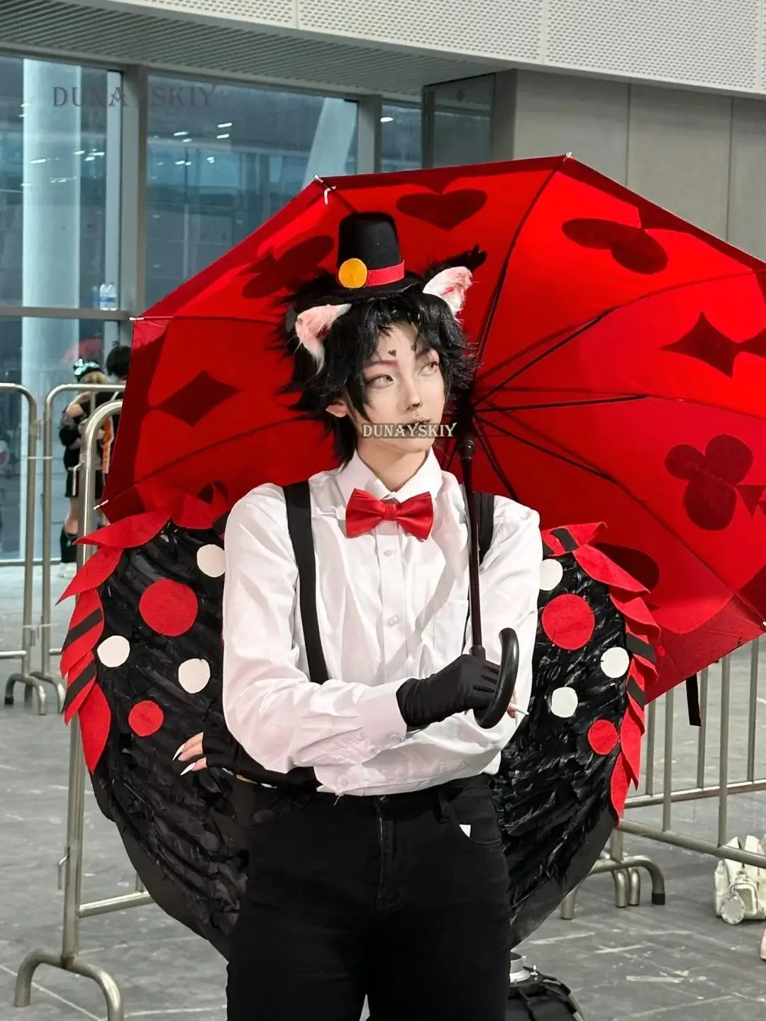 Husk-Cosplay-Uniform-Hazbin-Cosplay-Wing-Hat-Tail-Cosplay-Accessory ...