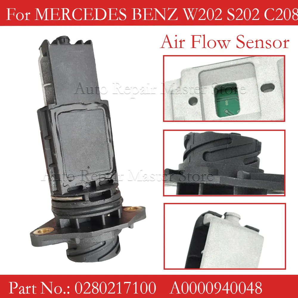 0 280 217 100 0280217100 A 000 094 00 48 New Mass Air Flow MAF Sensor ...