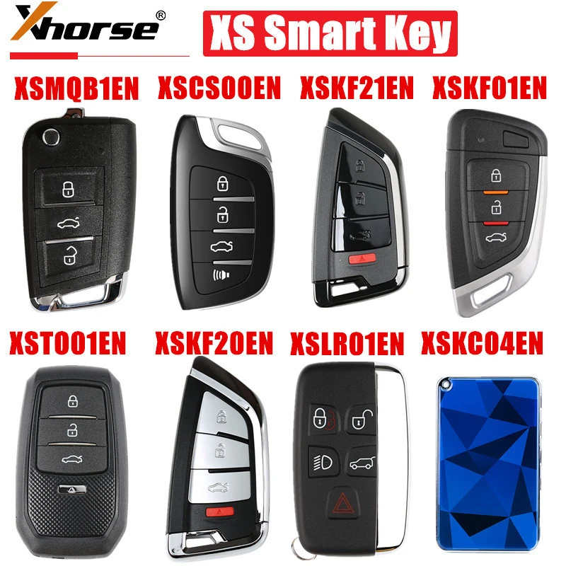 1 Piece XHORSE XS Series Smart Key XSKF01EN XSCS00EN XSMQB1EN XSKF20EN ...