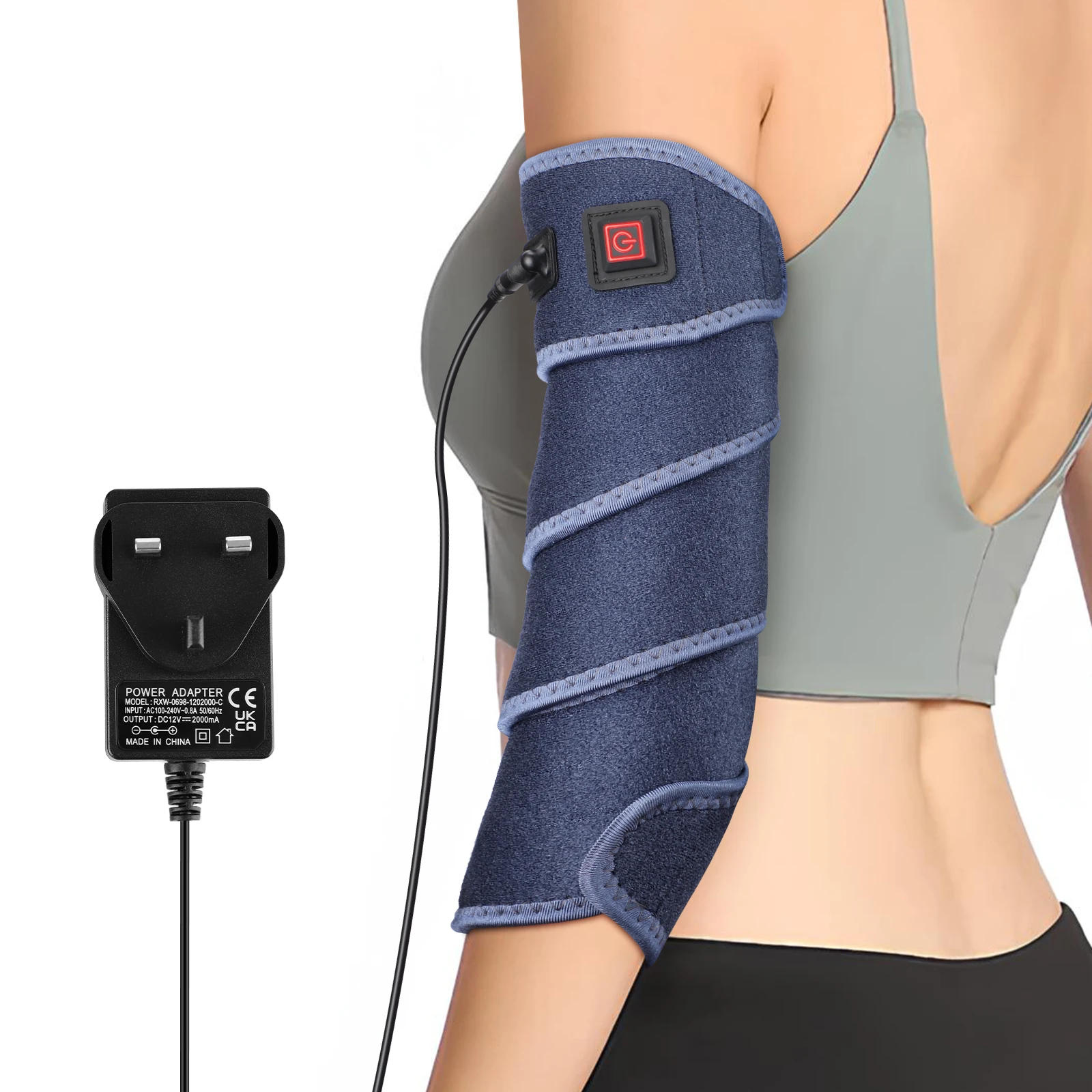 Electric-Heating-Pad-Wrap-3-Gear-Heating-Support-Brace-Wristband-Belt ...