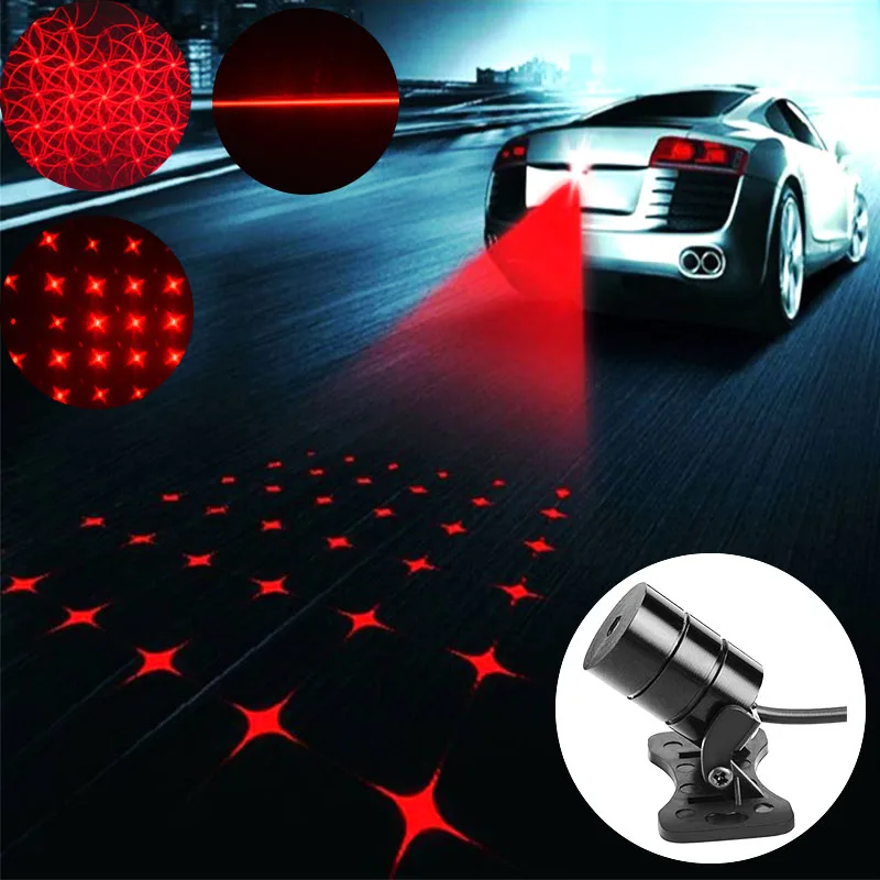 Car-Auto-LED-Laser-Fog-Light-Motorcycle-Tail-Lamp-Vehicle-Anti ...