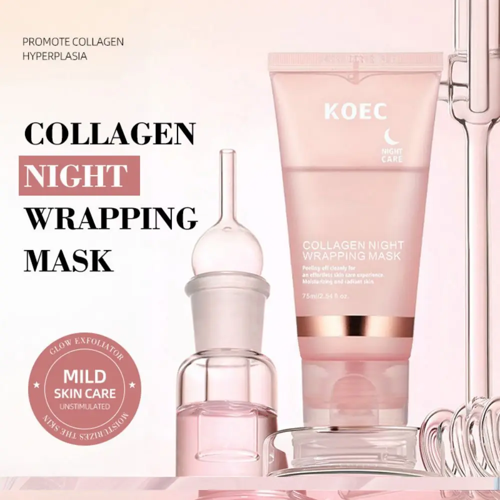 KOEC-Collagen-Night-Wrapping-Sleep-Mask-Deep-Moisturing-Facial-Gel-Mask ...