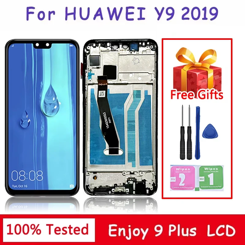 6.5"For Huawei Y9 2019 LCD Touch Screen Digitizer Display Assembly For ...