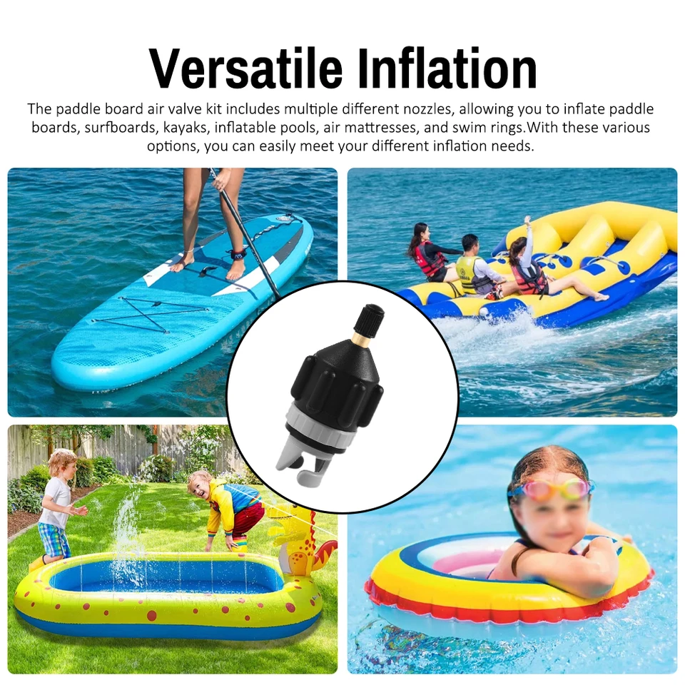 Paddle Board Pump Adaptor Inflatable Kayak Air Valve Adapter ...