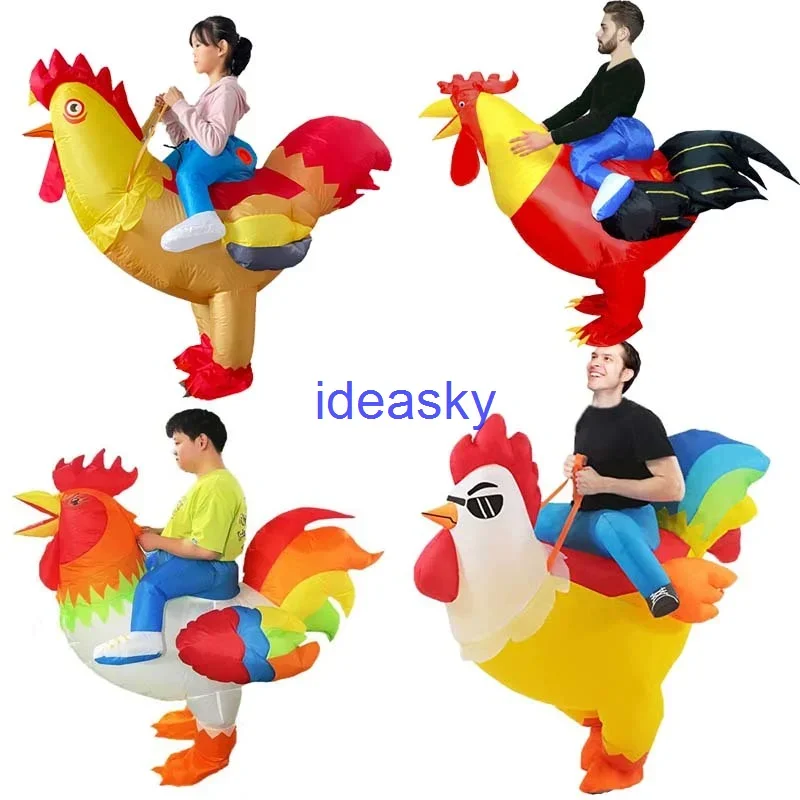 Mono-inflable-de-pollo-para-ni-os-y-mujeres-disfraz-de-juego-de-actuaci ...