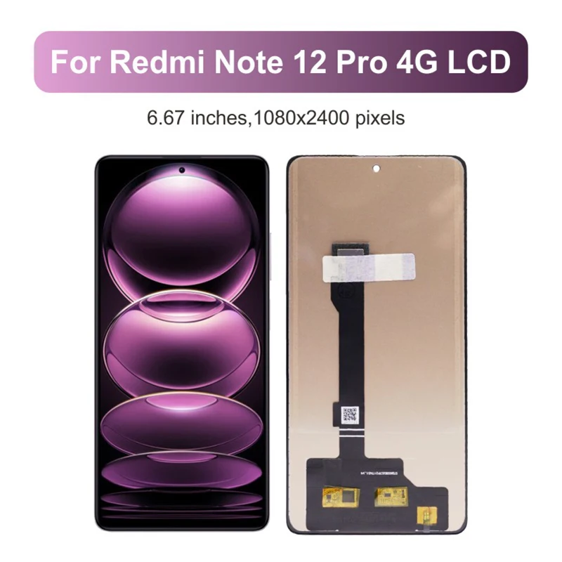 Screen-for-Xiaomi-Redmi-Note-12-Pro-4G-Lcd-Display-Digital-Touch-Screen ...