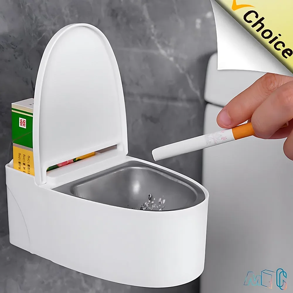 4-PCS-Free-Wall-Fun-Quirky-Ashtray-Wall-mounted-Ashtray-Creative-Toilet ...