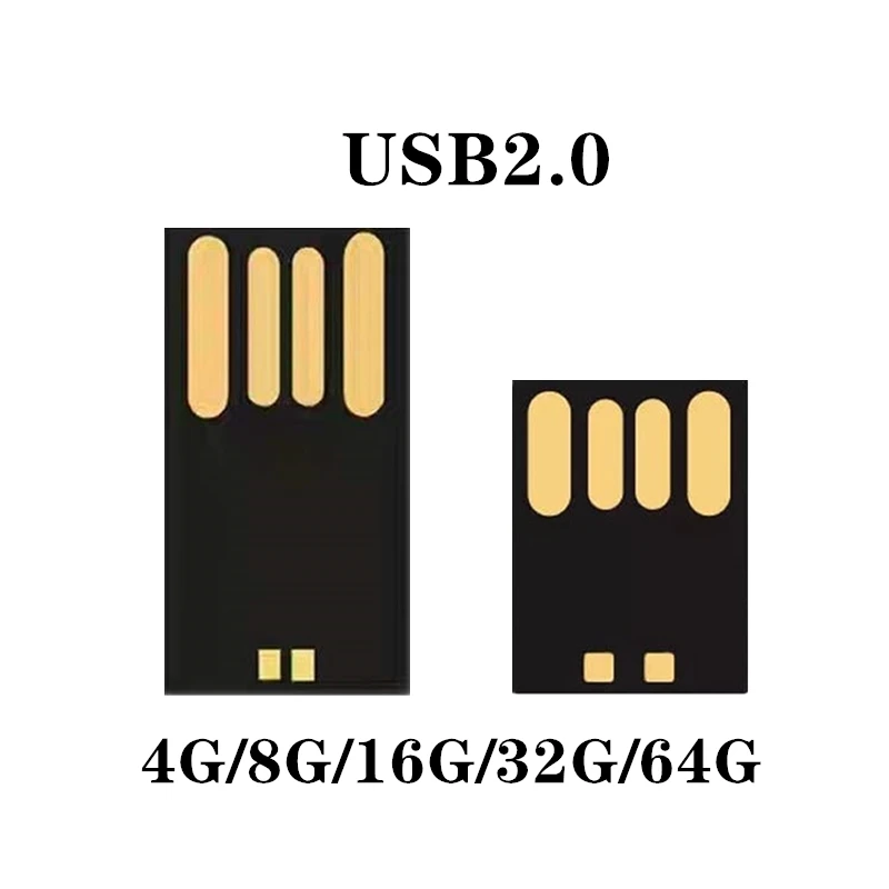 Memoria flash impermeable de 8, 16, 32 y 64GB, USB 2,0, corto, lungo ...