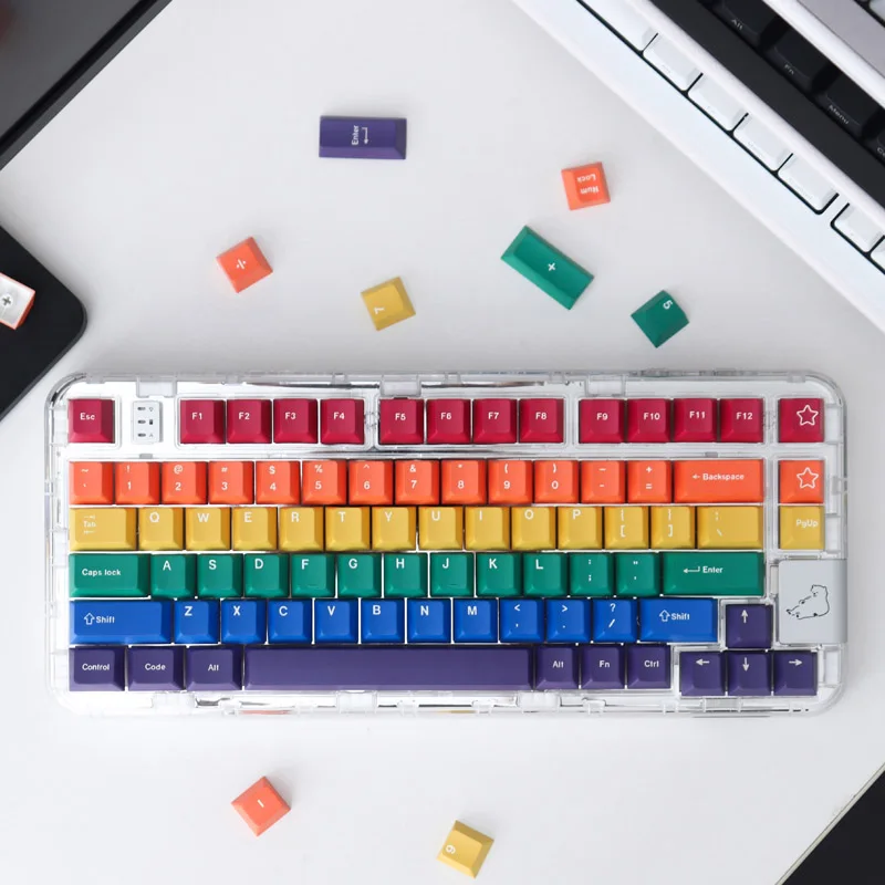 GMK-Pride-glory-keycaps-PBT-keycaps-Dye-sublimation-Cherry-prifile ...