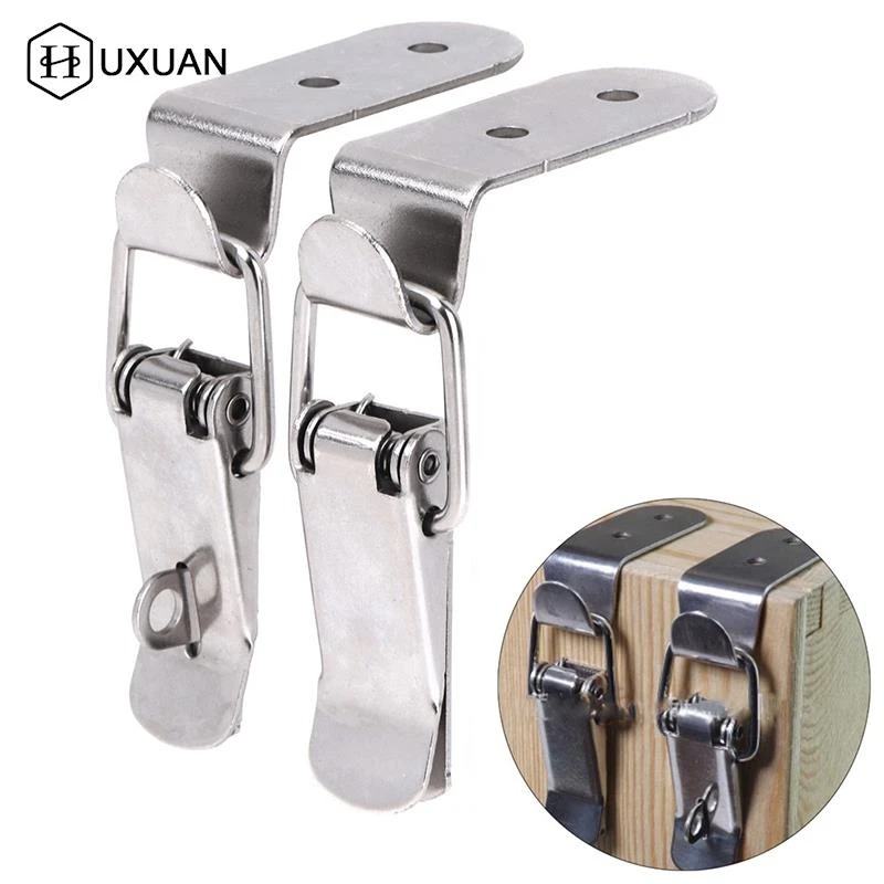 90 Degrees Duck-mouth Buckle Hook Lock Stainless Steel Spring Loaded ...