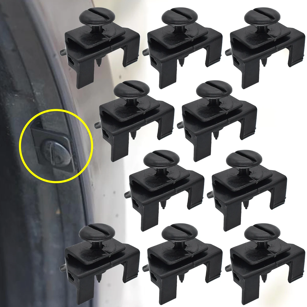 20Pcs-Car-Front-Fender-Bumper-Cover-Clip-Kit-53879-28010-538790R010-For ...