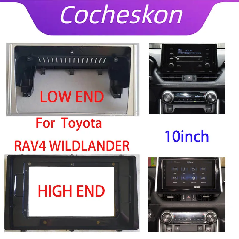 2Din-10INCH-Car-Frame-Fascia-Adapter-Android-Radio-Dash-Fitting-Panel ...