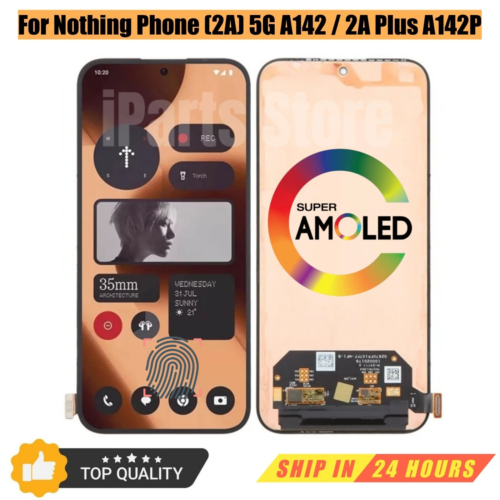 iParts Replacement New Display for Nothing Phone (2a) 5G A142 2A Plus ...