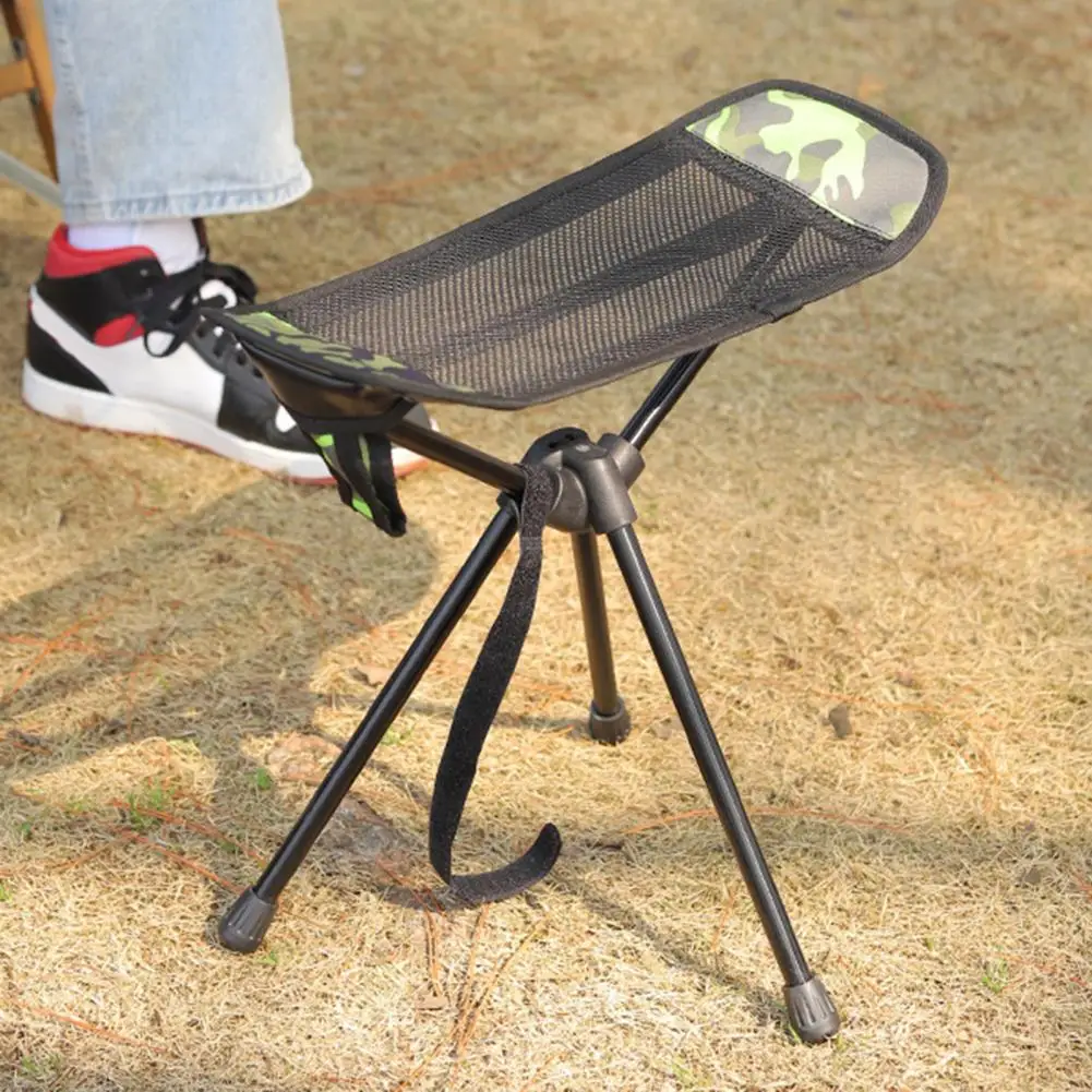 Folding Chair Mesh Splicing Footrest Camping Footstool Outdoor Camping ...