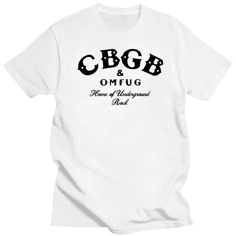 Men-Cotton-T-Shirt-Summer-Brand-Tshirt-CBGB-OMFUG-T-shirt-Punk-Rock-CBs ...