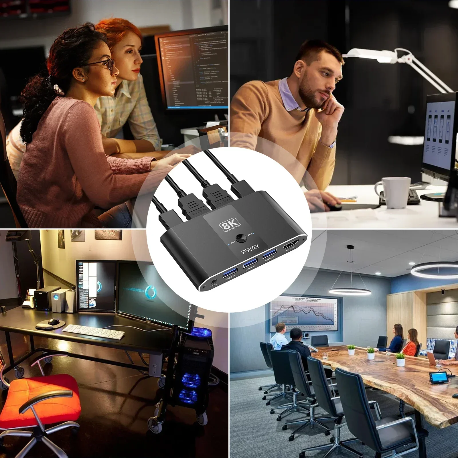 8K-60Hz-KVM-Switch-Enable-Sharing-of-Keyboard-Mouse-Printer-Among-2 ...