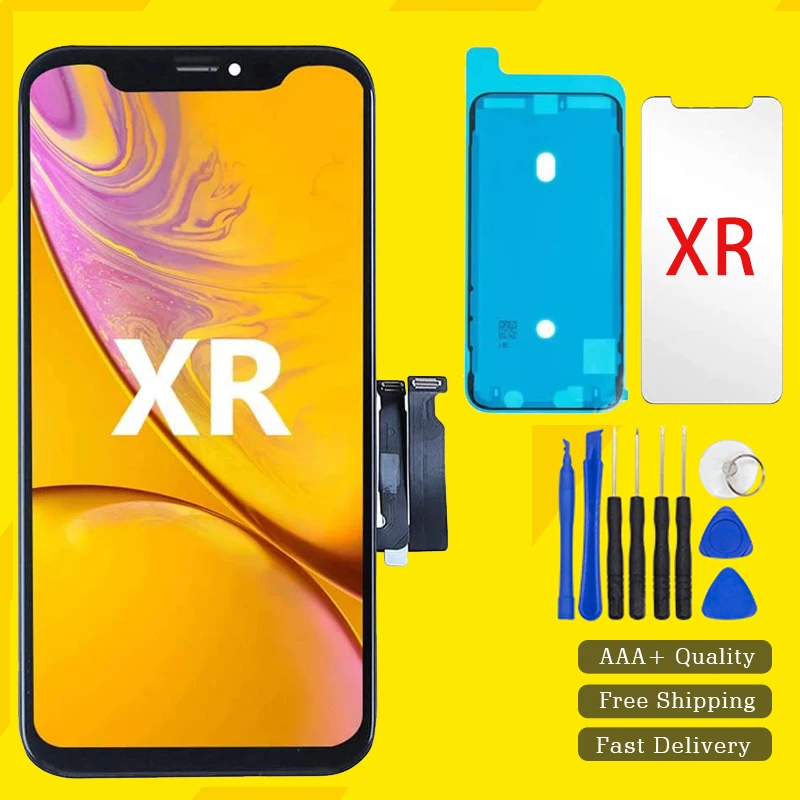 OLED Pantalla for iphone XR LCD Display Touch Screen Digitizer Assembly ...