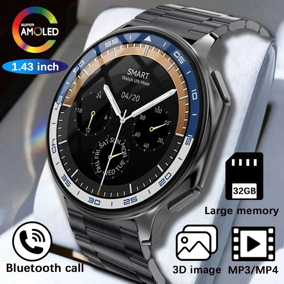 For-HUAWEI-IOS-Watch-X-High-End-Business-HD-Watch-32G-Memory-Album-MP3 ...