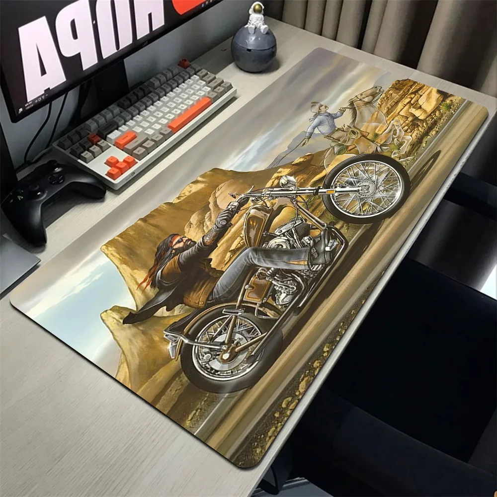 Easy-Rider-Davids-Vintage-Big-Red-Motorcycle-Mousepad-Mouse-Mat-Desk ...